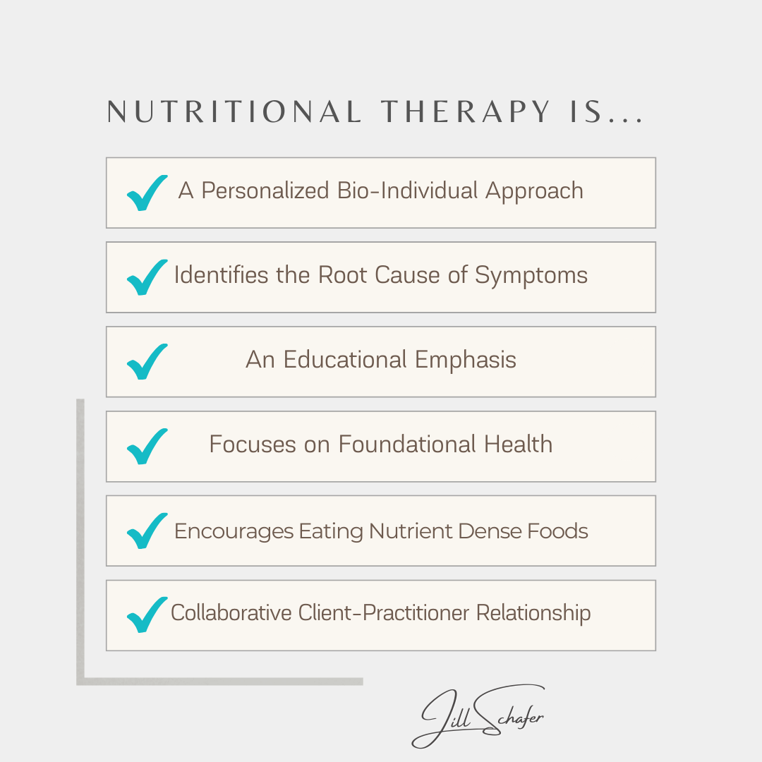 What is Nutritional Therapy? – Jill Schafer Holistic Wellness